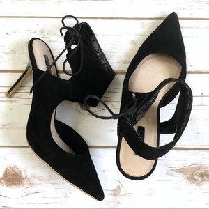 Topshop | Shoes | Topshop Laceup Gallery Asymmetric Court Shoes | Poshmark